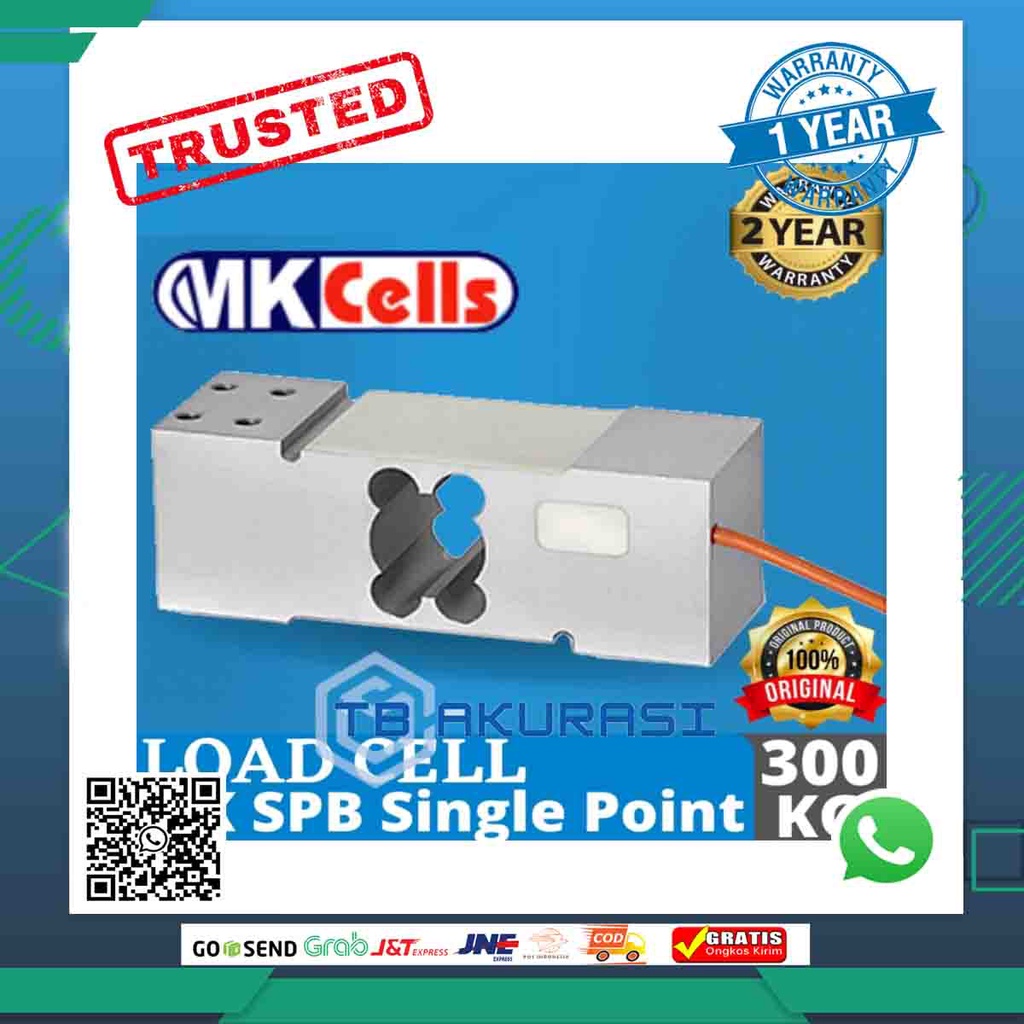 Jual Load Cell Timbangan Digital MK-SPB 300kg, single poin load cell mk ...