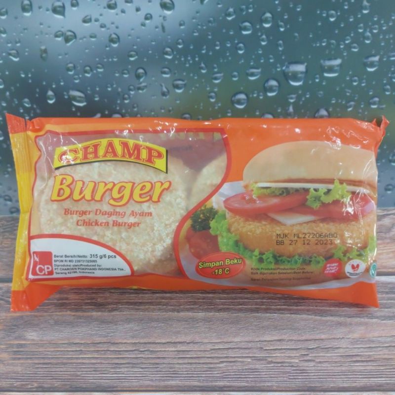 Jual CHAMP BURGER ISI 6PCS | Shopee Indonesia