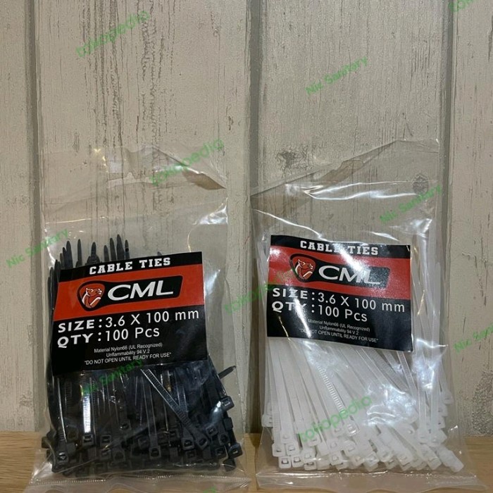 Jual Kabel tis tebal CAMEL nylon 3,6x100mm Cable tis ikat multifungsi ...