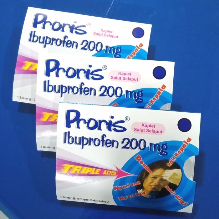 Jual Proris Tab Strip Isi 10 Kaplet - Ibu Profen 200Mg | Shopee Indonesia