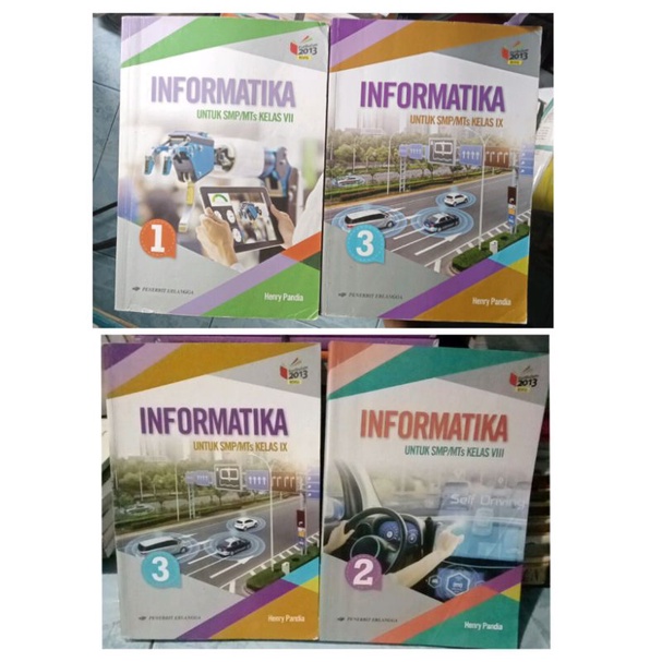 Jual BUKU BEKAS ORIGINAL INFORMATIKA KELAS 1 2 3 VII VIII IX SMP KURIKULUM 2013 EDISI REVISI ...