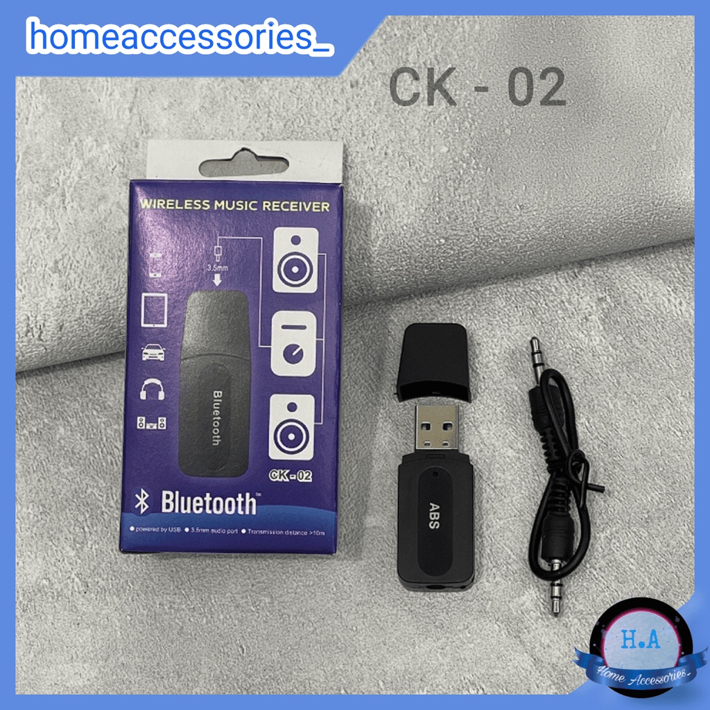 Jual USB Bluetooth Audio Receiver CK-02 Music Wireles | Shopee Indonesia