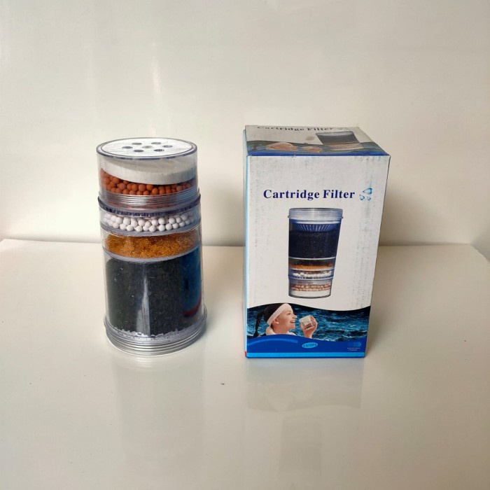 Jual [Purifier] Cartridge Filter Mineral Water Pot 5 Step ( Batu ...