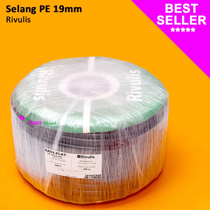 Jual Selang PE 19mm Rivulis 1 Roll 250m Easyflat | Shopee Indonesia