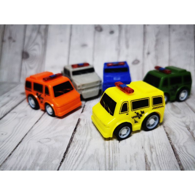 Jual mainan mobil mobilan pullback mini kecil polisi army sport car ...