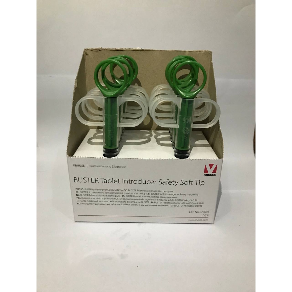 Jual BUSTER TABLET INTRODUCER SAFETY SOFT TIP / PELONTAR PIL / PET PILL ...