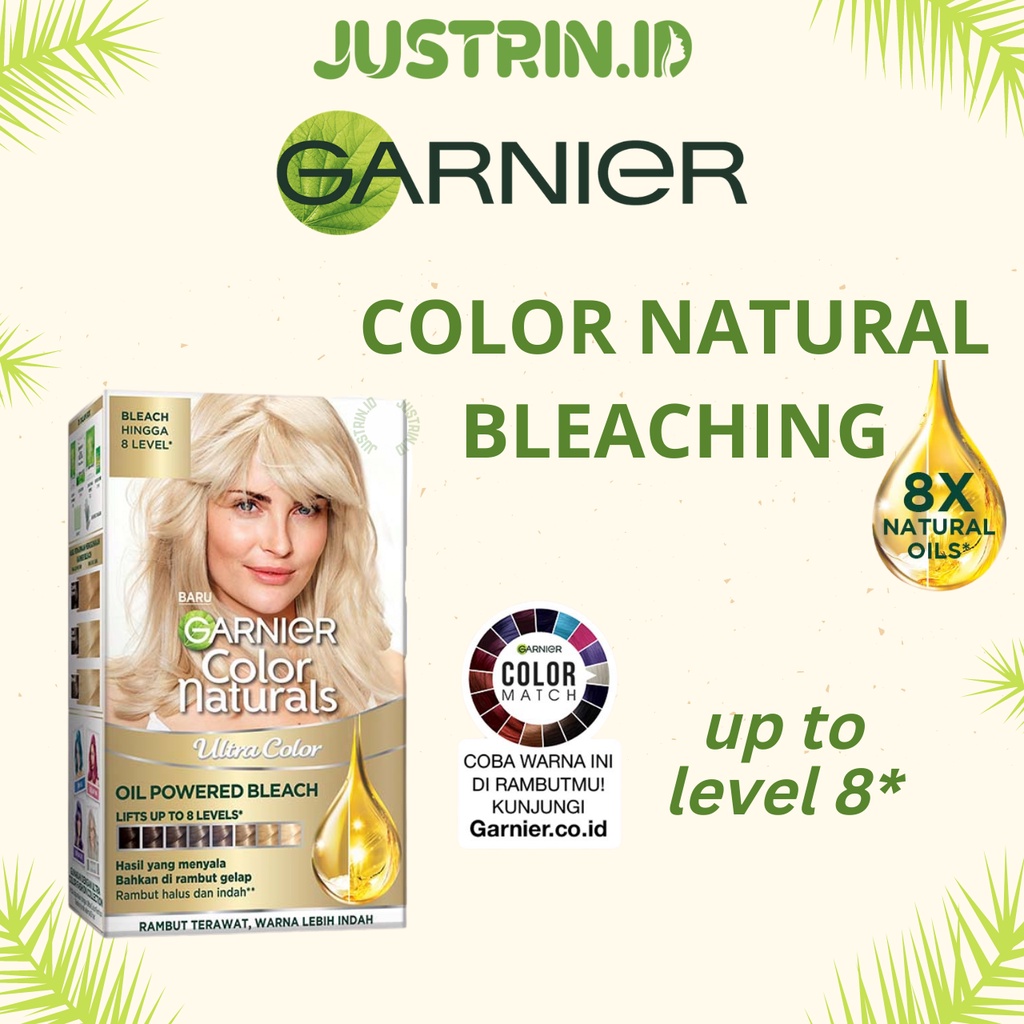 Jual Garnier Color Natural Bleach Hair (Mengangkat Warna Hingga 8 Level ...