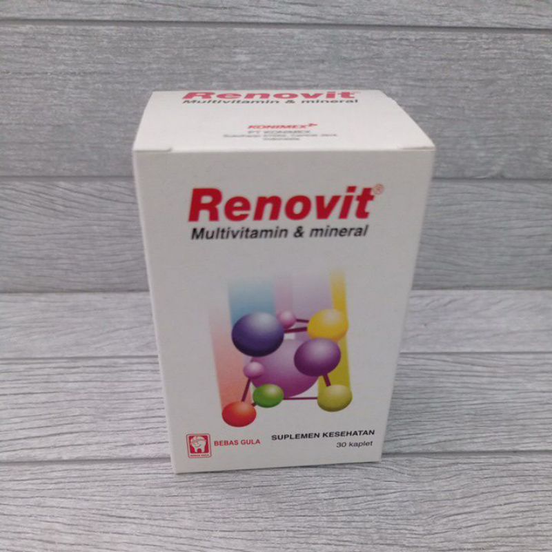 Jual Renovit Botol ( Isi 30 kaplet) | Shopee Indonesia