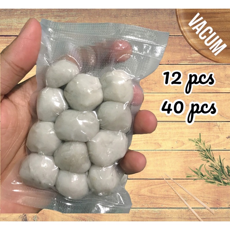 Jual BASO ACI POLOS VACUM CILOK isi 12 dan 40 pcs BOCI BACIL | Shopee ...
