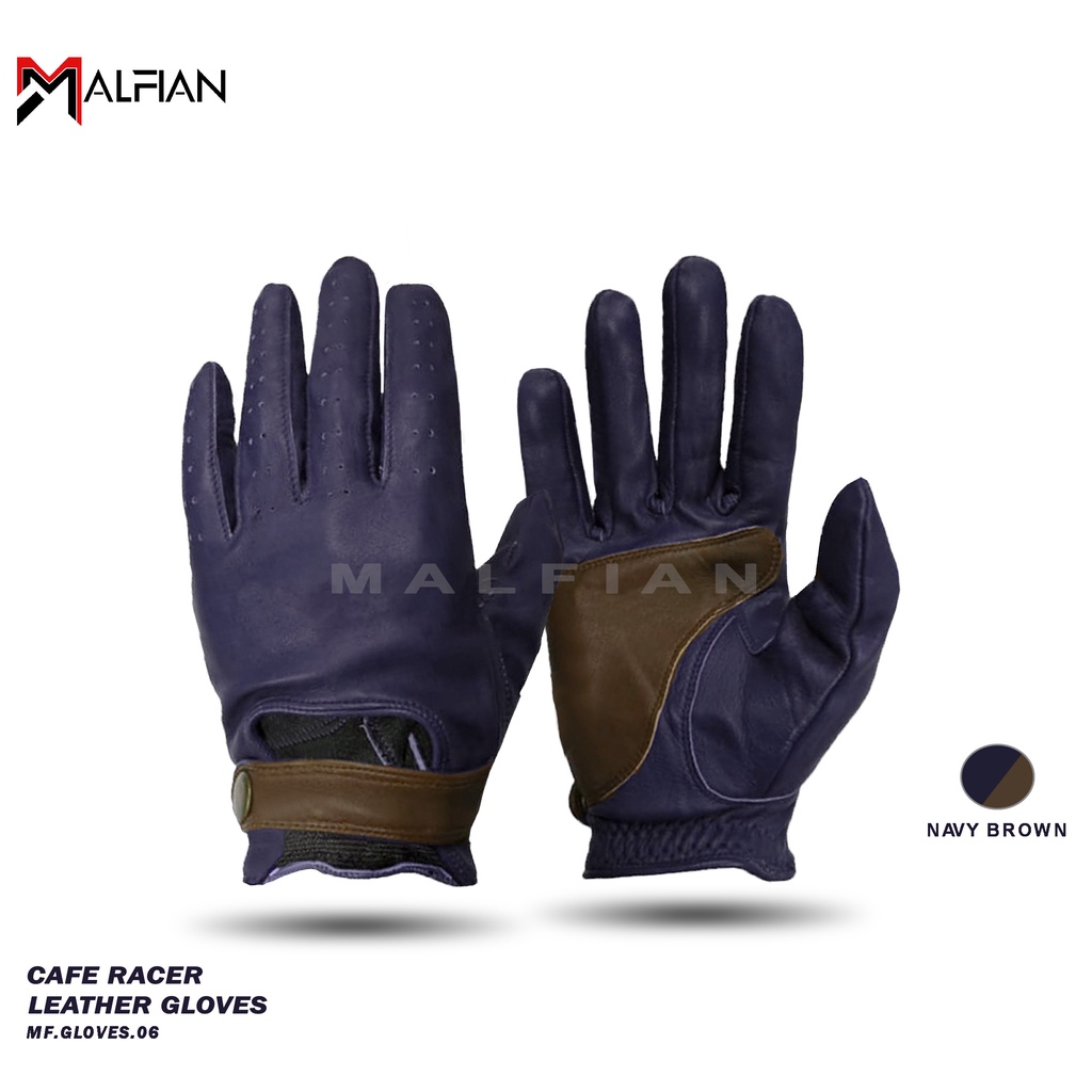 Jual Sarung Tangan Kulit Cafe Racer Gloves Riding Sarung Tangan Motor ...