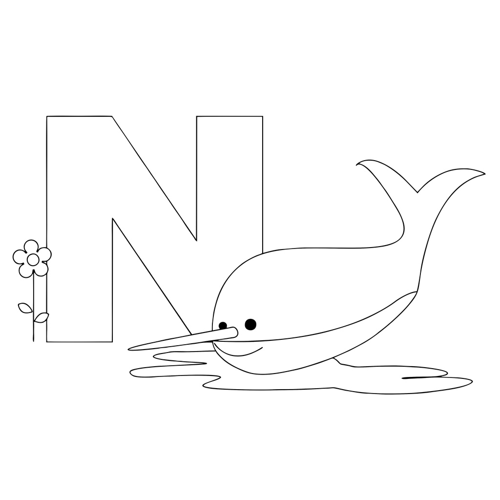 Jual Gambar Sketsa Mewarnai ~ ABJAD - ALPHABET/ Seketsa Lukis / Drawing ...