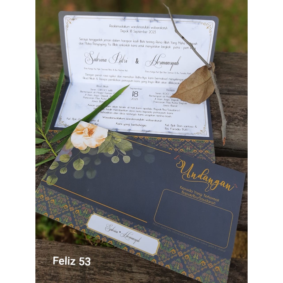Jual Blangko Obral Feliz I | Blanko Undangan | Blangko Undangan ...