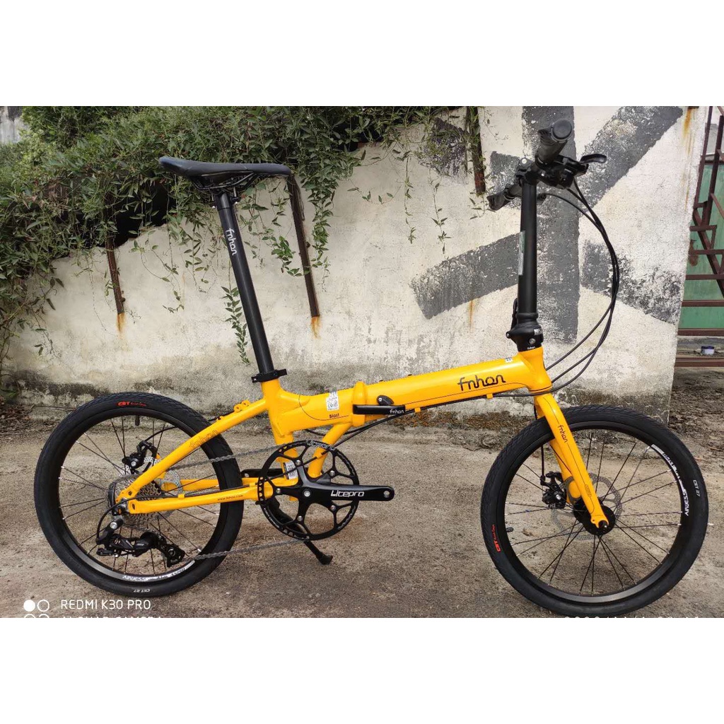 Jual Free Ongkir 20 Inch FOLDING BIKE FNHON STORM DISC BRAKE Sepeda ...