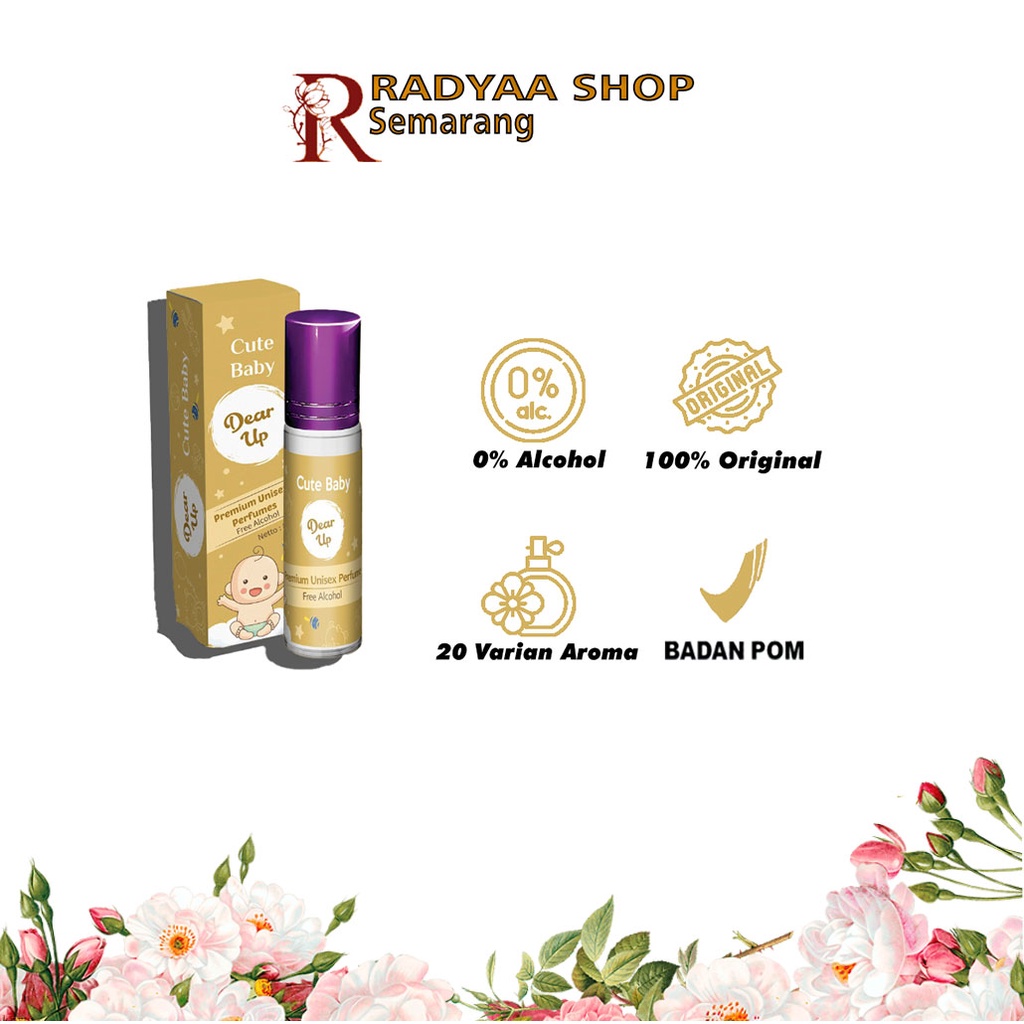 Jual DEAR UP PARFUM ROLL ON 6 ML NON ALKOHOL | Shopee Indonesia