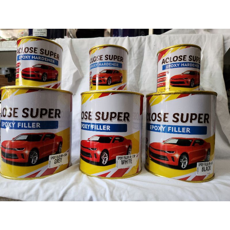 Jual EPOXY FILLER DNT 1 KG ACLOSE SUPER | Shopee Indonesia