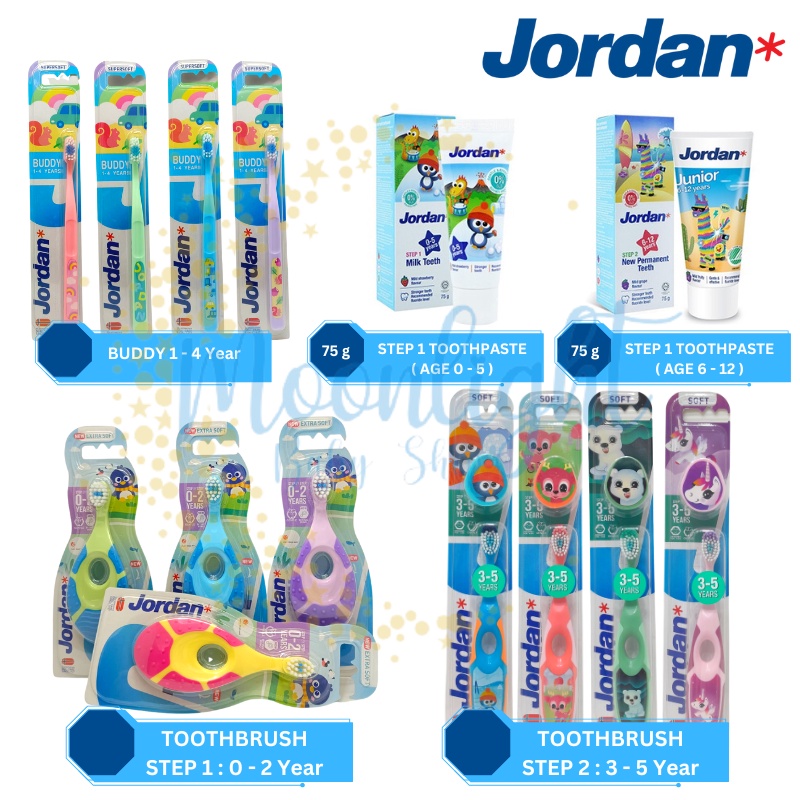 Jual Jordan Sikat Gigi Tooth Paste Odol Jordan Toothbrush Anak dan Bayi ...