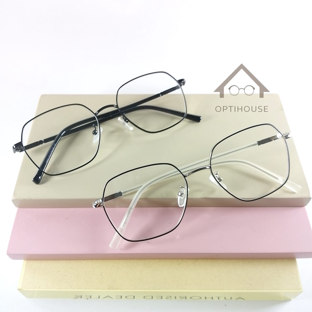 Jual Optihouse - frame kacamata model segi enam 2885 | Shopee Indonesia
