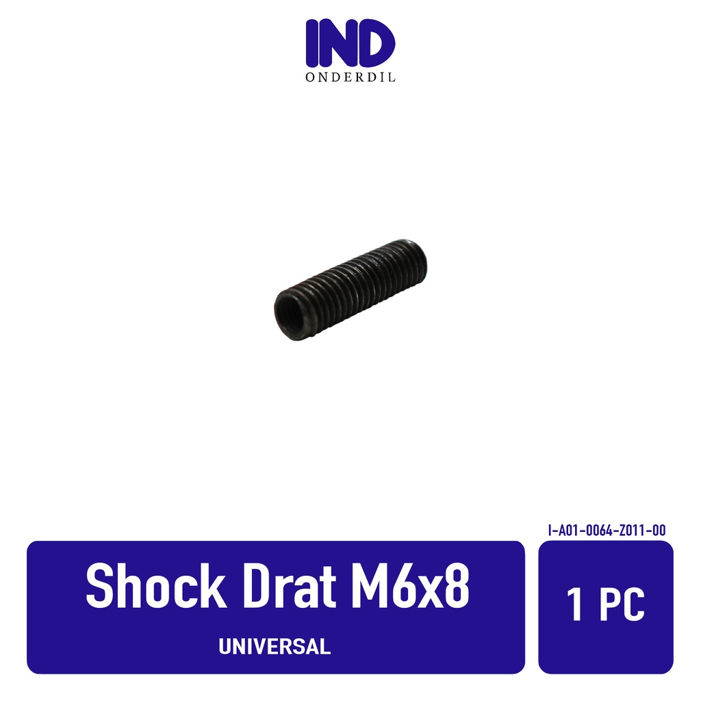 Jual Shock-Sok-Shok Drat M6XM8-M 6X8-6 X 8 Besi Block-Blok Mesin ...
