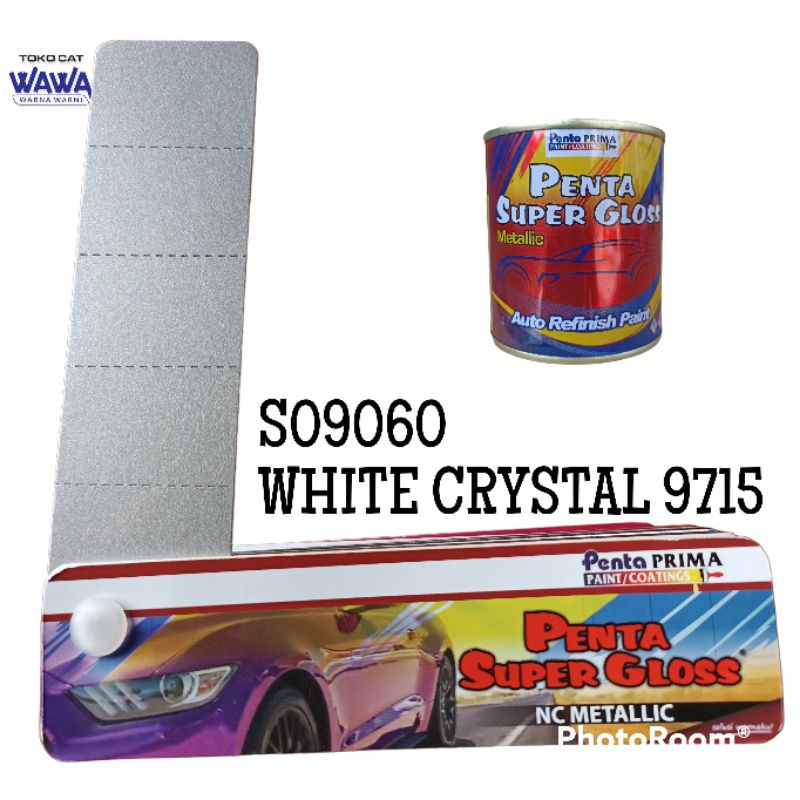 Jual cat duco Penta Super Gloss White Crystal 9715 silver metallic ...