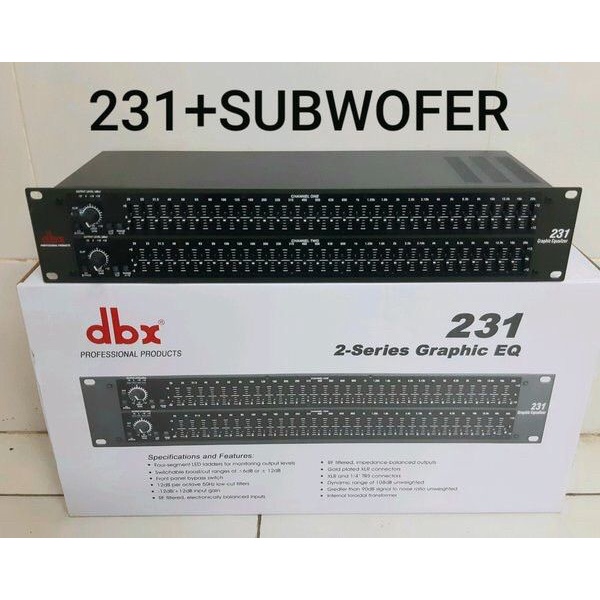 Jual EQUALIZER EQUALISER DBX 231 ( 2 x 31 CHANNEL ) | Shopee Indonesia