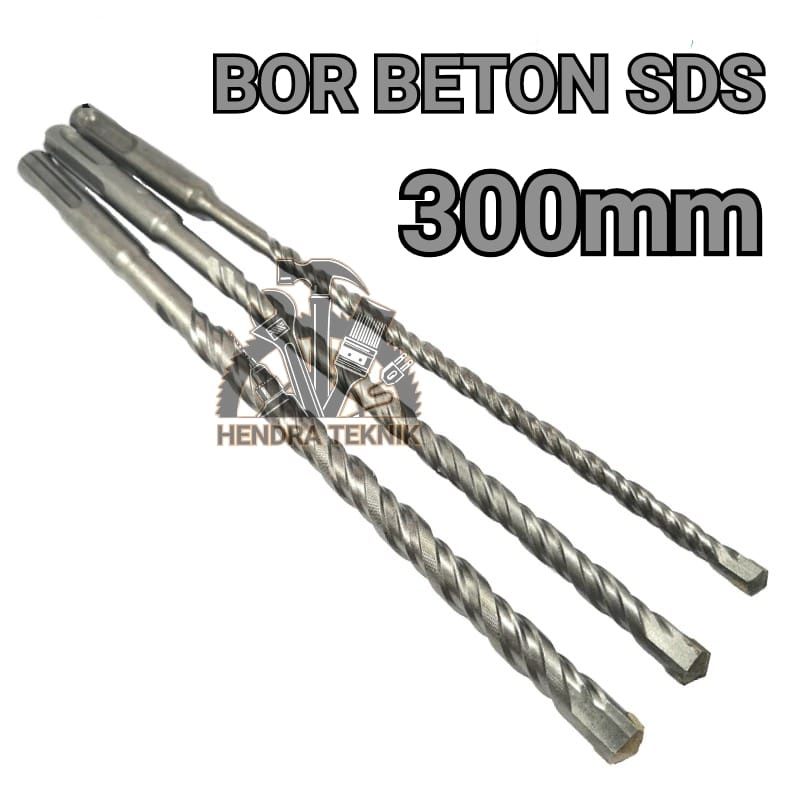 Jual BOR BETON SDS 8MM 10MM 12MM 14MM 16MM PANJANG 300MM MATA BOR SDS 30cm BOR SDS PLUS 8 10 12 ...