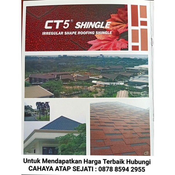 Jual Genteng Aspal Bitumen CTi CT5 | Shopee Indonesia