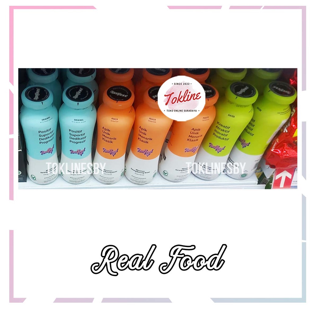 Jual [ 1 Paket isi 6 Botol ] Realfood Real Food Original Peach Dates ...