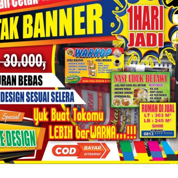 Jual Terlaris Spanduk | BANNER | Custom | Banner | Free Design|Baliho ...