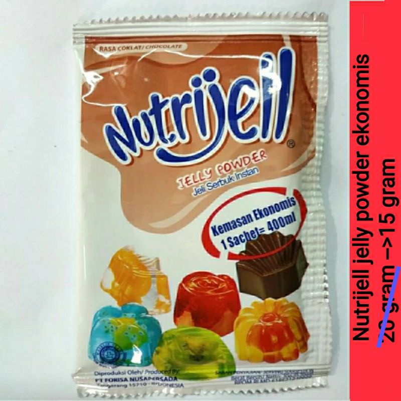 Jual nutrijell ekonomis cokelat | nutrijel coklat kecil | Shopee Indonesia