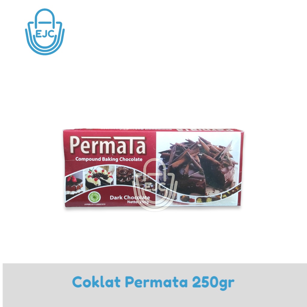 Jual Coklat Batang Permata Dark Chocolate Compound DCC 250GR | Shopee ...