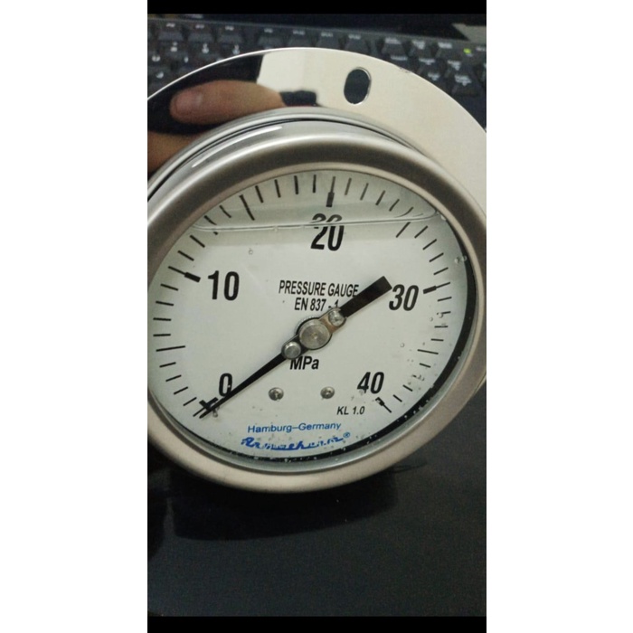 Jual Pressure gauge armatherm 4inch model payung 40 mpa | Shopee Indonesia