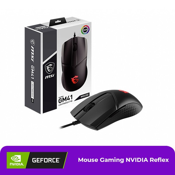 Jual Mouse Gaming Nvidia Reflex Msi Clutch Gm41 Lightweight V2 | Shopee ...