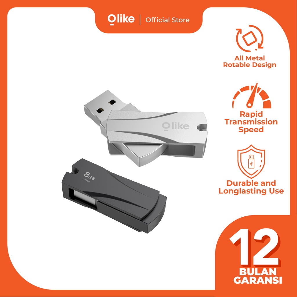 Jual FLASHDISK Olike OF108 USB 2.1 Kapasitas 8GB Compact Design Rapid ...
