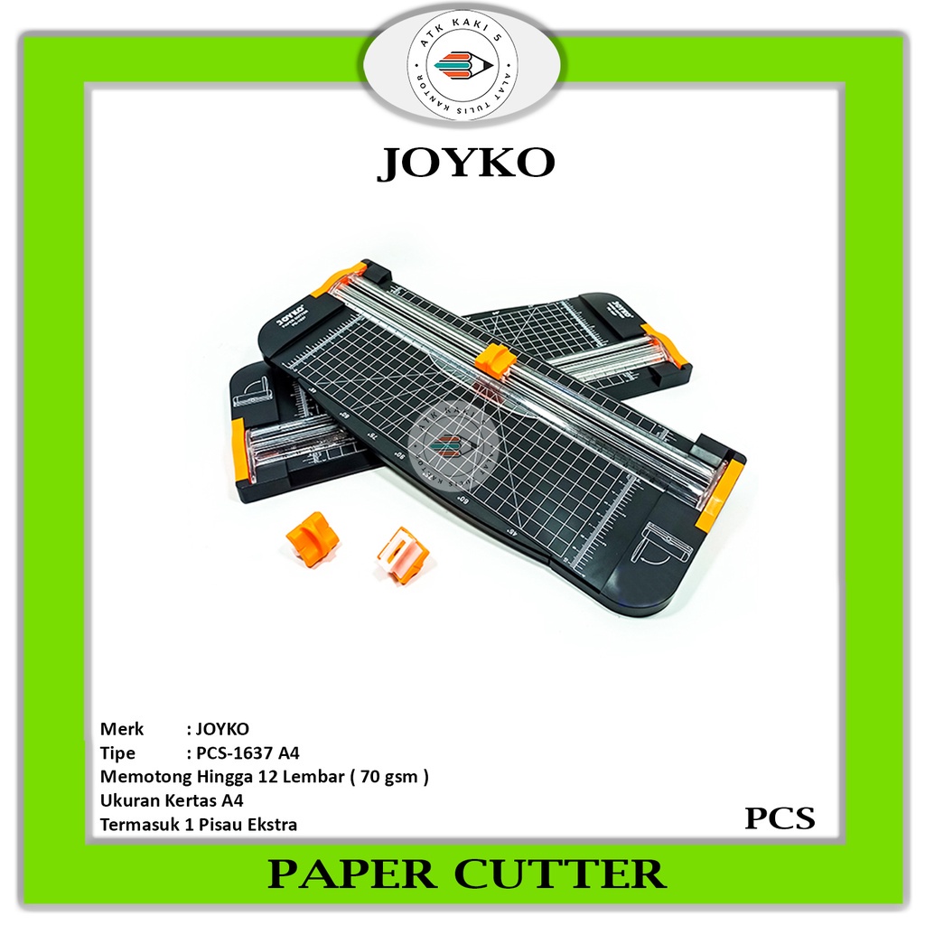 Jual JOYKO - Pemotong Kertas / Paper Cutter PC-1637 A4 - Pcs | Shopee ...