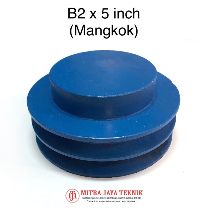 Jual PULLY BESI MANGKOK B2 x 5 inch ( PULLEY / PULI / POLLY / POLI ...