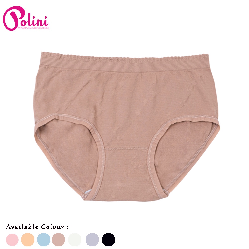 Jual POLINI Celana Dalam Wanita Motif Cd Bahan Katun Bamboo Mid Waist ...
