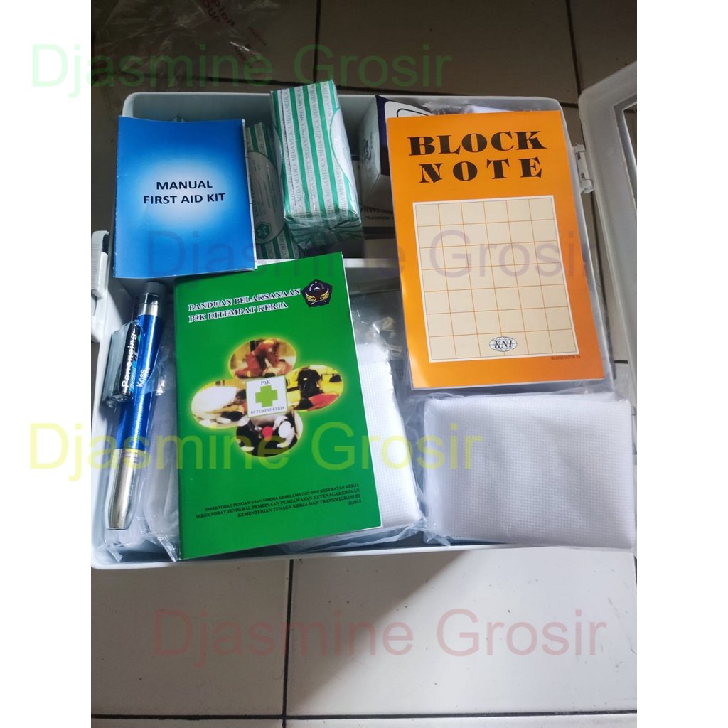 Jual Paket Kotak P3K 2 Ruang BMA18 Lengkap Dengan isi Sesuai Permenaker ...