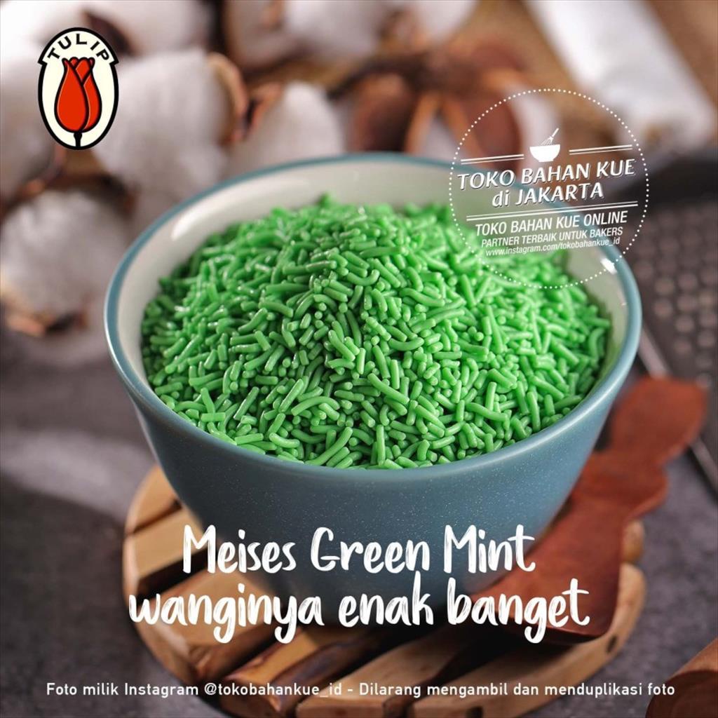 Jual Tulip GREEN Meses 1kg Chocorice Meises Warna Hijau Compound Coklat ...