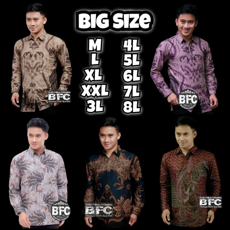 Jual Kemeja Batik Jumbo Batik pria Jumbo BIG SIZE | Batik Jumbo ...
