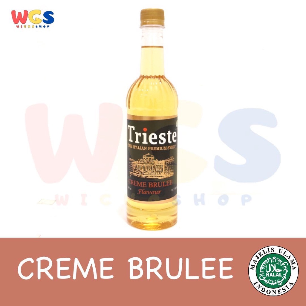 Jual Trieste Syrup Creme Brulee Premium Flavor 650 ml - HALAL MUI ...
