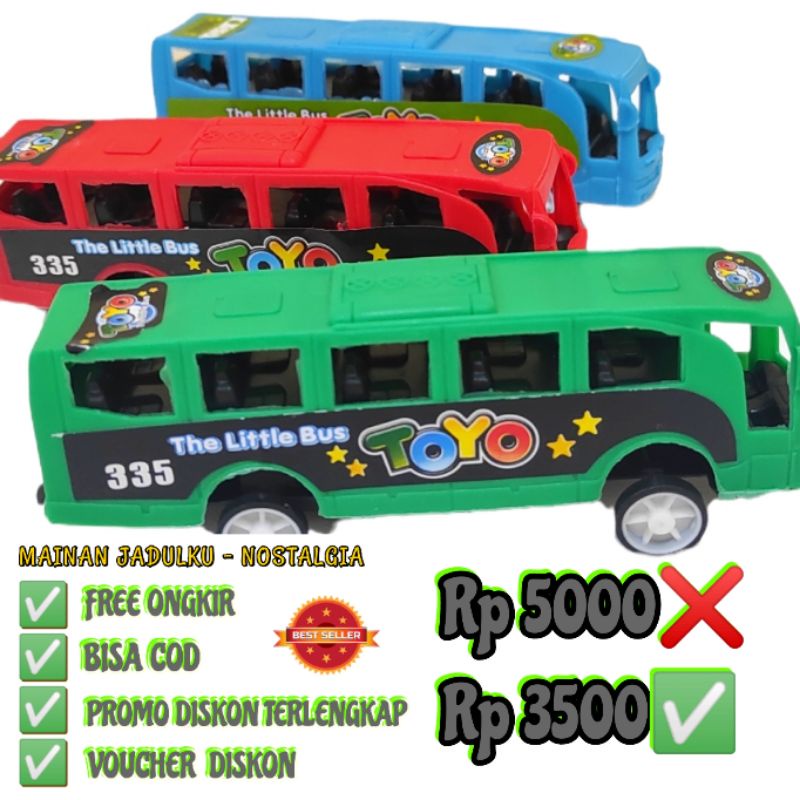 Jual Mainan bis sekolah / school bus / transportasi bis mainan anak ...