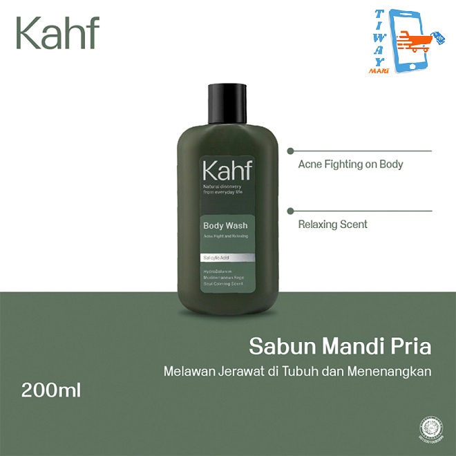 Jual KAHF Acne Fight and Relaxing Body Wash 200 ml | Shopee Indonesia