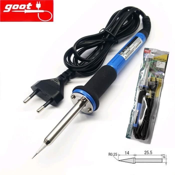 Jual SOLDER ORI GOOT CS-31 - SOLDER TANGAN GOOT ORIGINAL CS31 25WATT | Shopee Indonesia