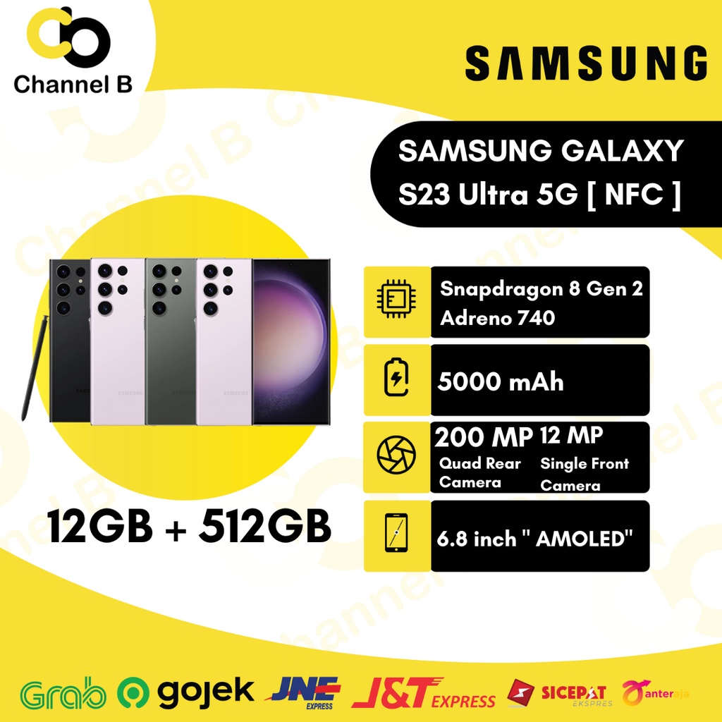 Jual Samsung Galaxy S23 Ultra 5G [NFC] - Smartphone ( RAM 12GB + 512GB ) - Garansi Resmi ...