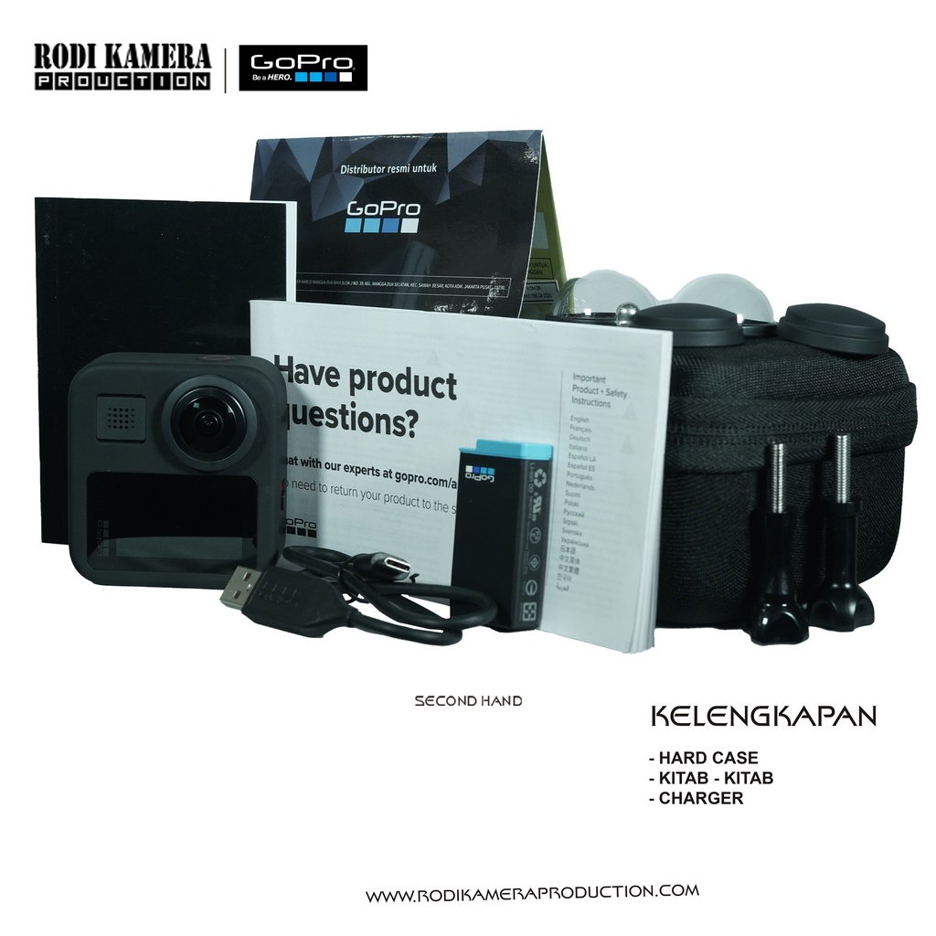 Jual GoPro max 360 action camera | Shopee Indonesia