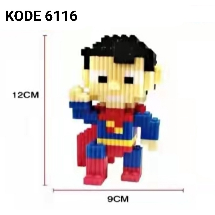 Jual Nano Block Superhero Avengers Series Mainan Balok Susun DIY Bricks ...