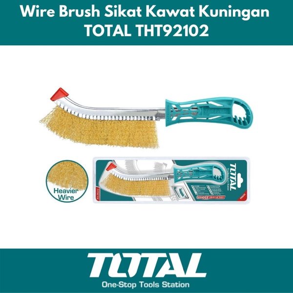 Jual Sikat Kawat Baja 10 Inch TOTAL THT92102 Wire Brush Sikat Baja ...