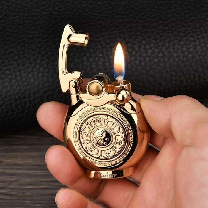 Jual Korek Api Minyak Vintage Oil Lighter Chief Elegant Lighter ...