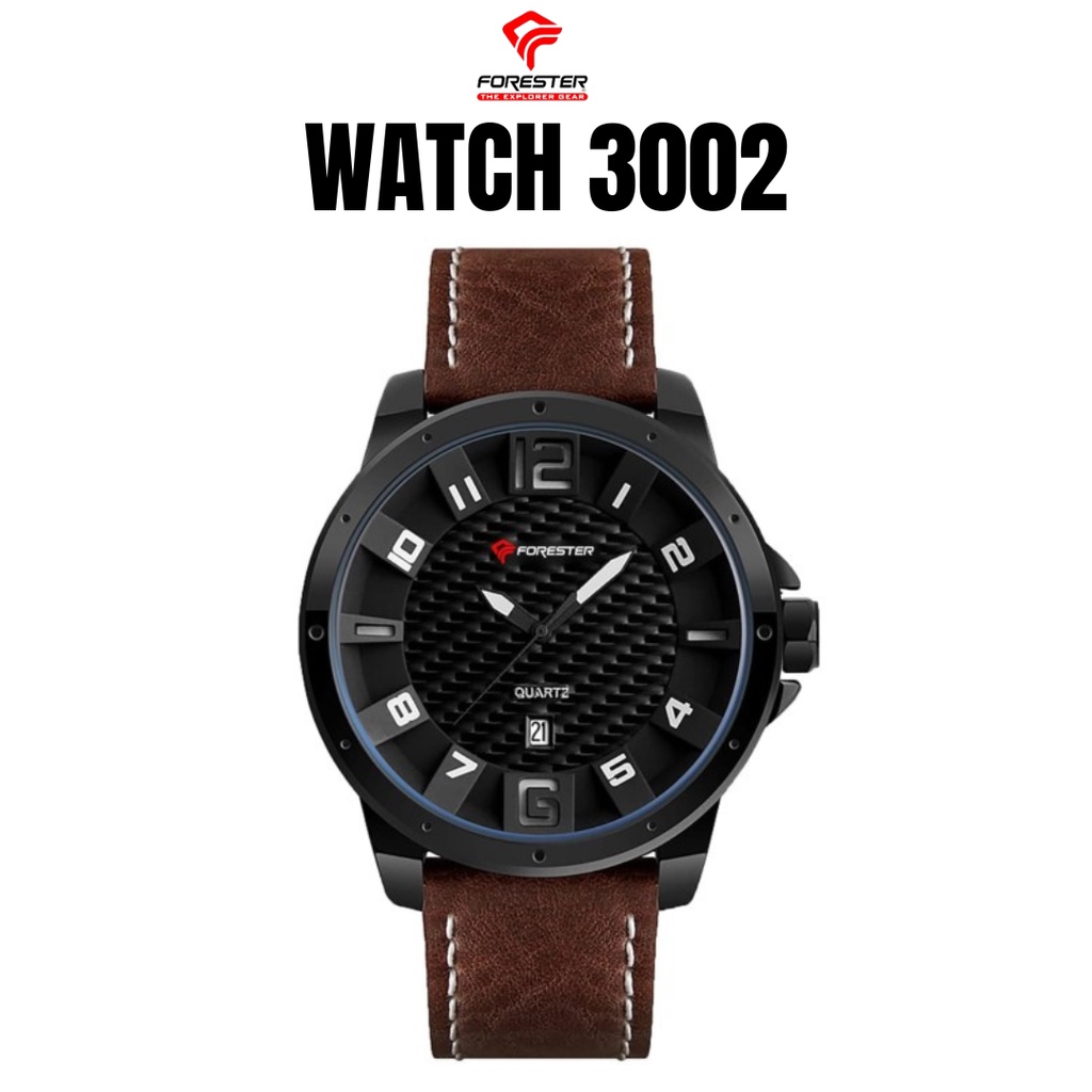 Jual Forester Jam Tangan Analog Pria 3002 Watch Water Resistant ...
