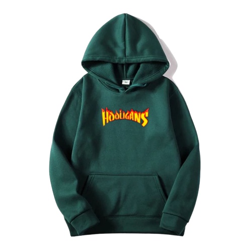 Jual Hipokrit Jaket Sweater Hoodie Hooligans Type Fire Green Original ...